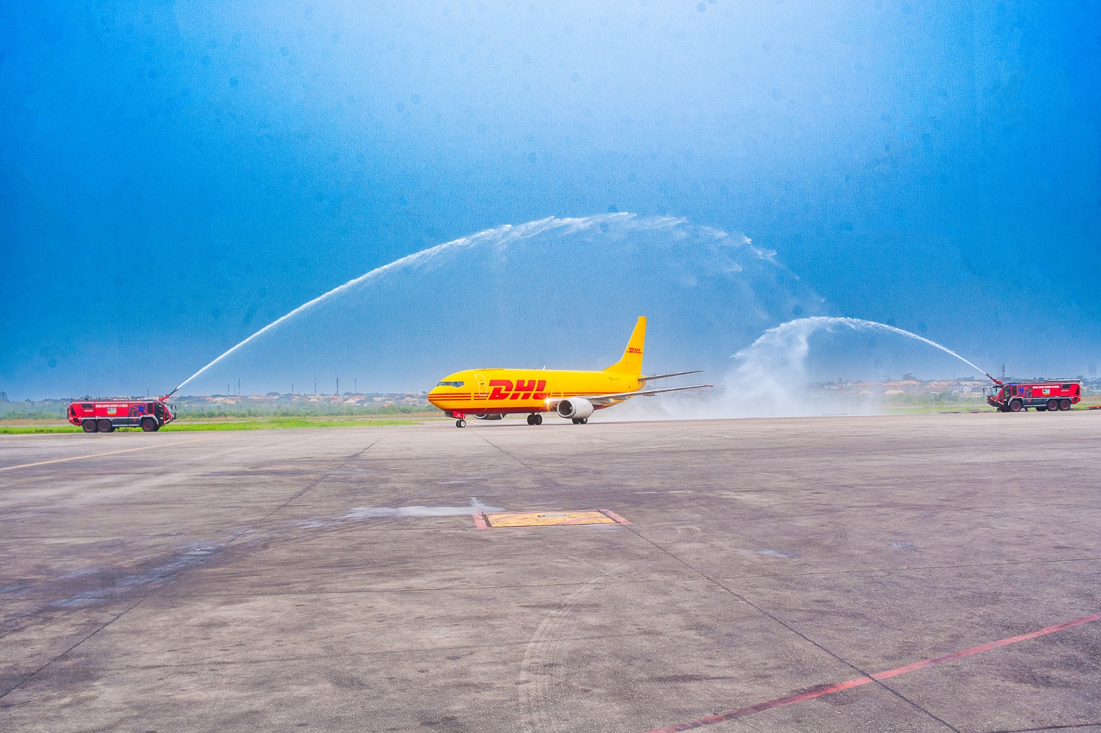 DHL Aviation Unveils Two Dedicated Boeing 737 Aircraft in Lagos ...